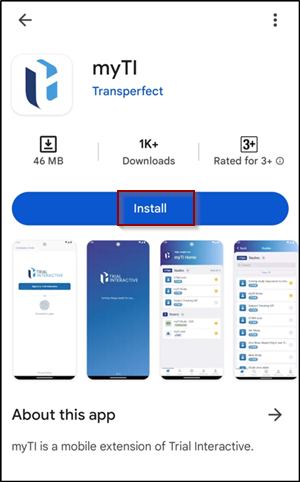 Download myTI application